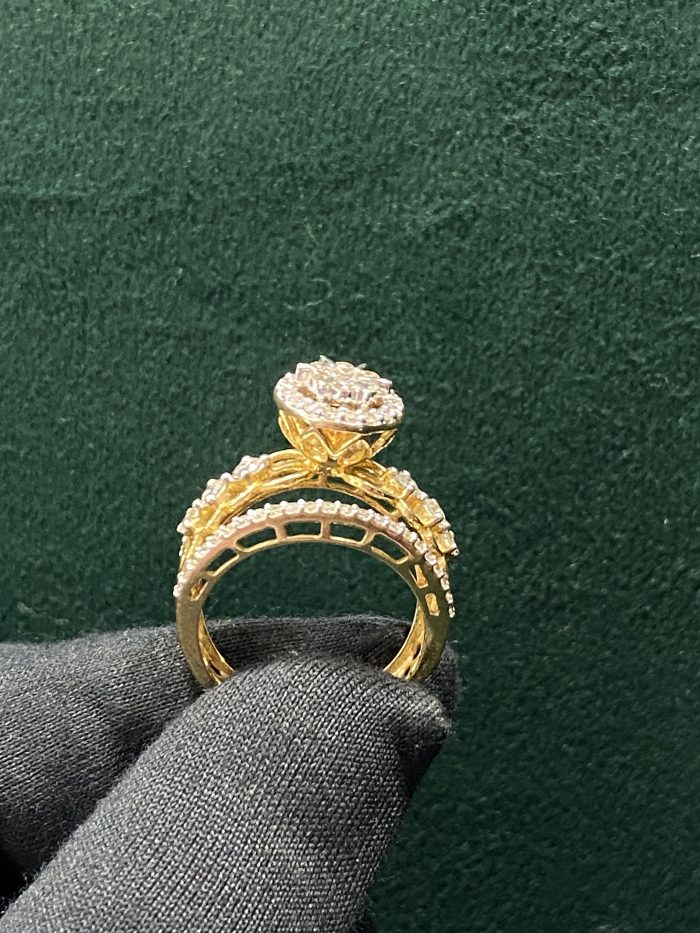 Diamond Pressure Setting Ring